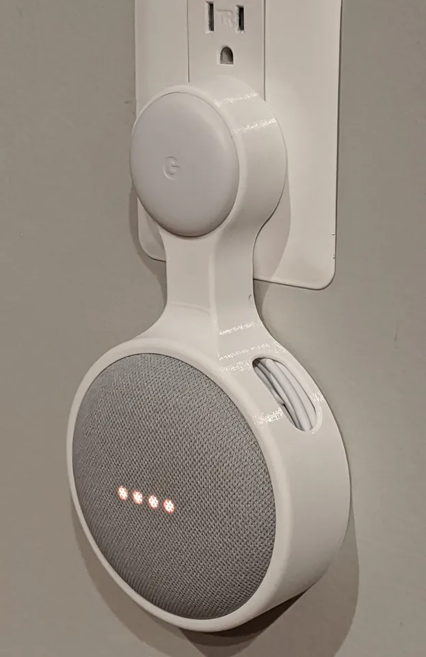 Google Nest Mini 2nd Generation Wall Plug Mount by Franco | Download ...