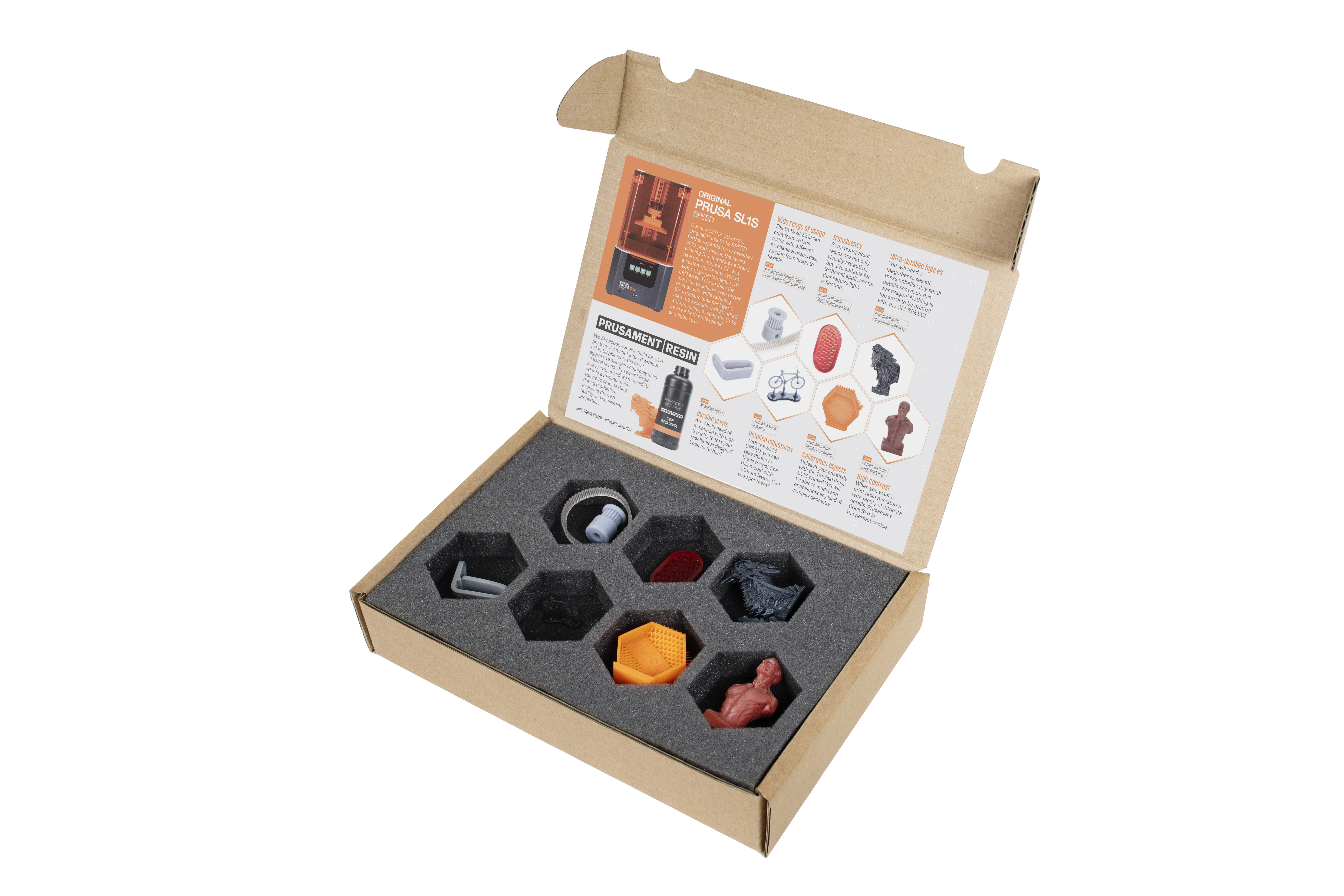 SL1S SPEED resin sample box prints by Prusa Research | Download free ...