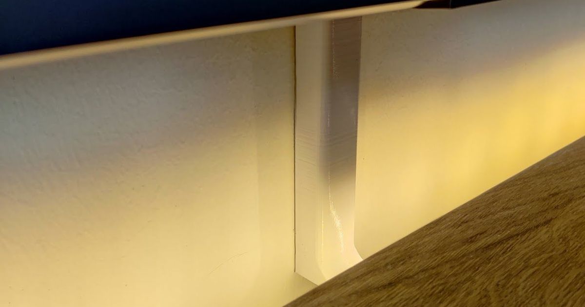 Desk mounted cabel channel by Axels01 | Download free STL model ...