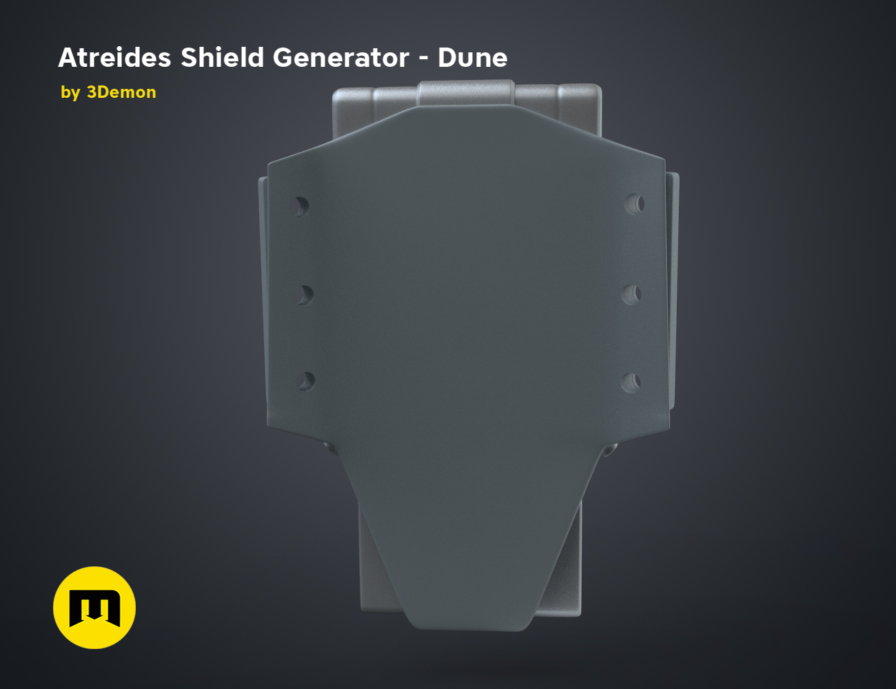 Atreides Shield Generator - Dune by 3Demon | Download free STL model ...