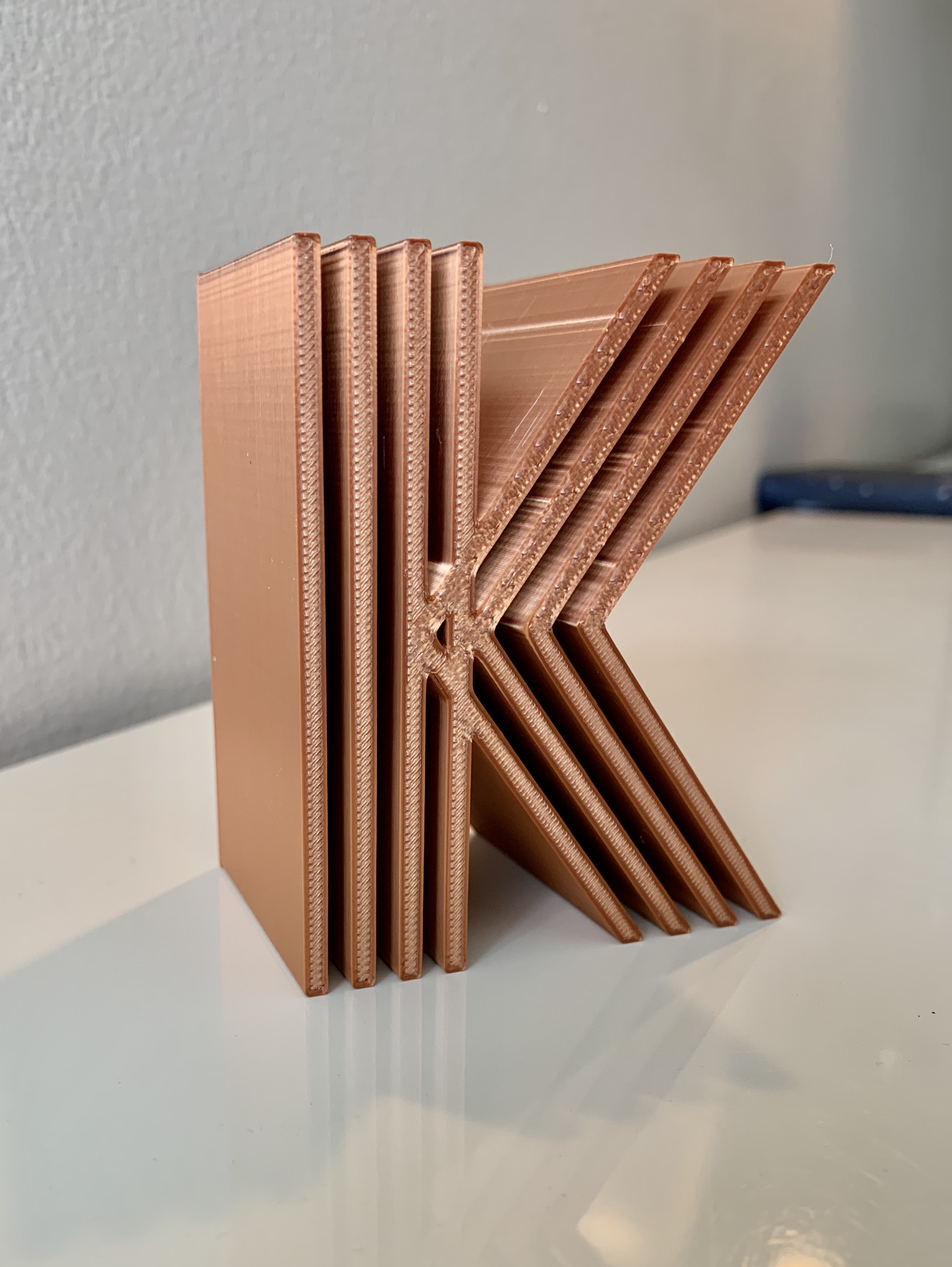 Decorative Block Initial 'K' by Art G | Download free STL model ...