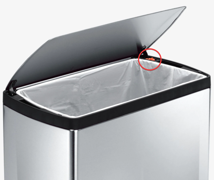 Simplehuman trashcan lid lock by Yakir | Download free STL model ...