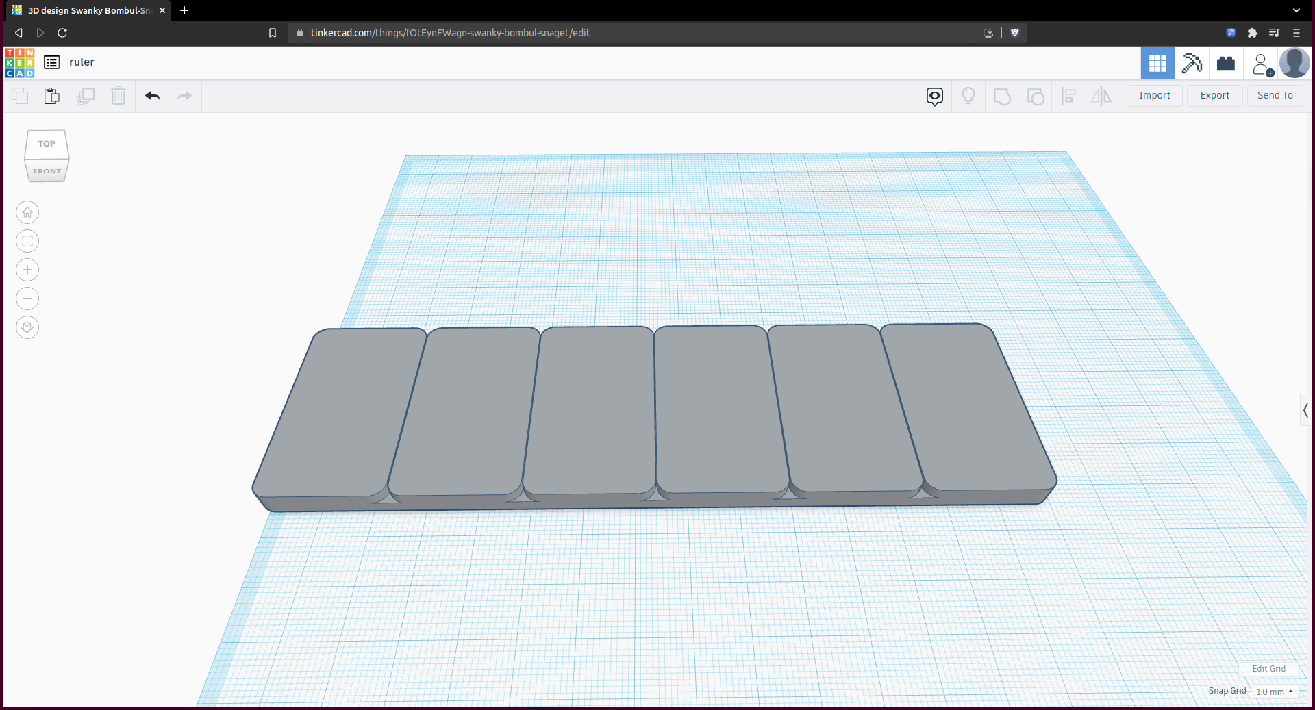 Segmented Ruler by Jérémy Reeder | Download free STL model | Printables.com