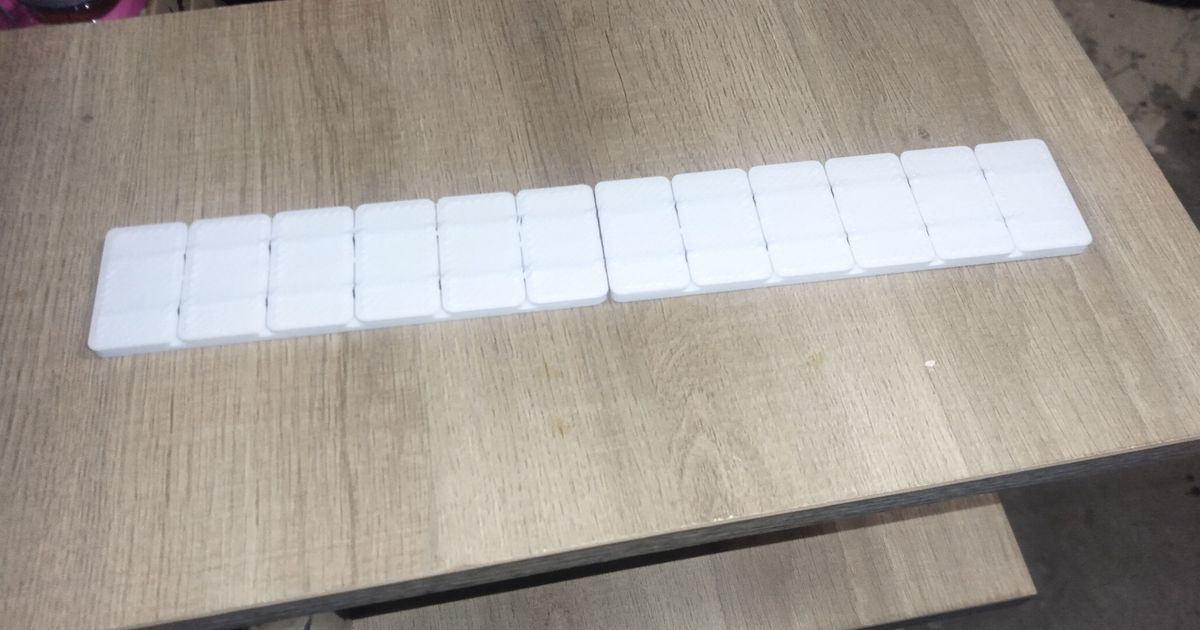 Segmented Ruler by Jérémy Reeder | Download free STL model | Printables.com