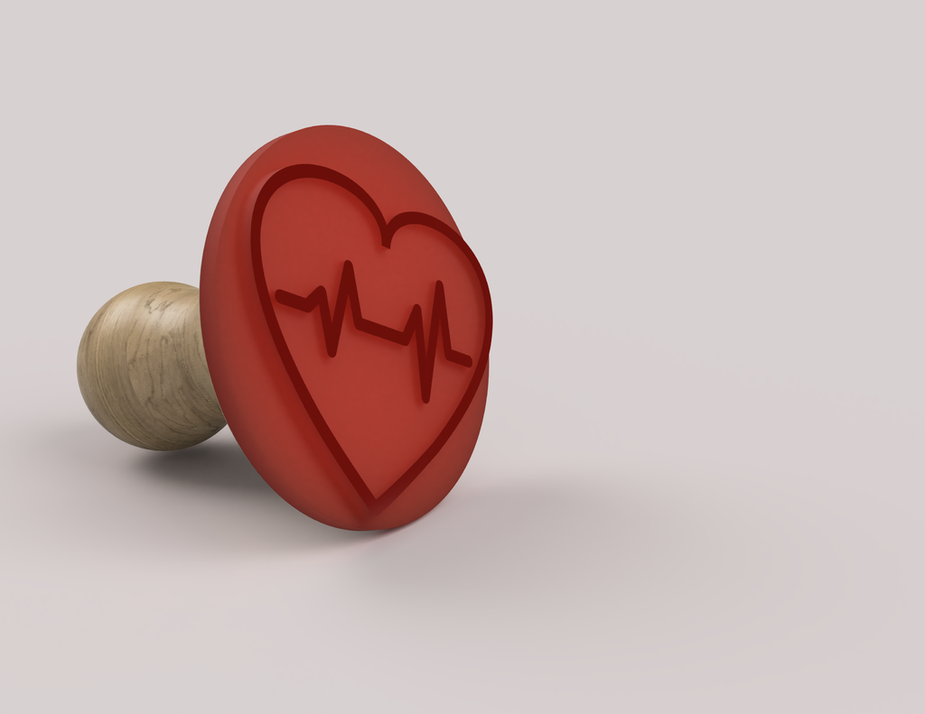 Heart Stamp by Modisch Fabrications | Download free STL model ...
