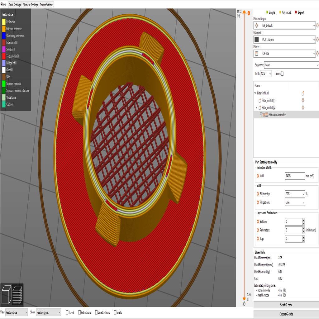 Modular air filter by Modisch Fabrications | Download free STL model ...