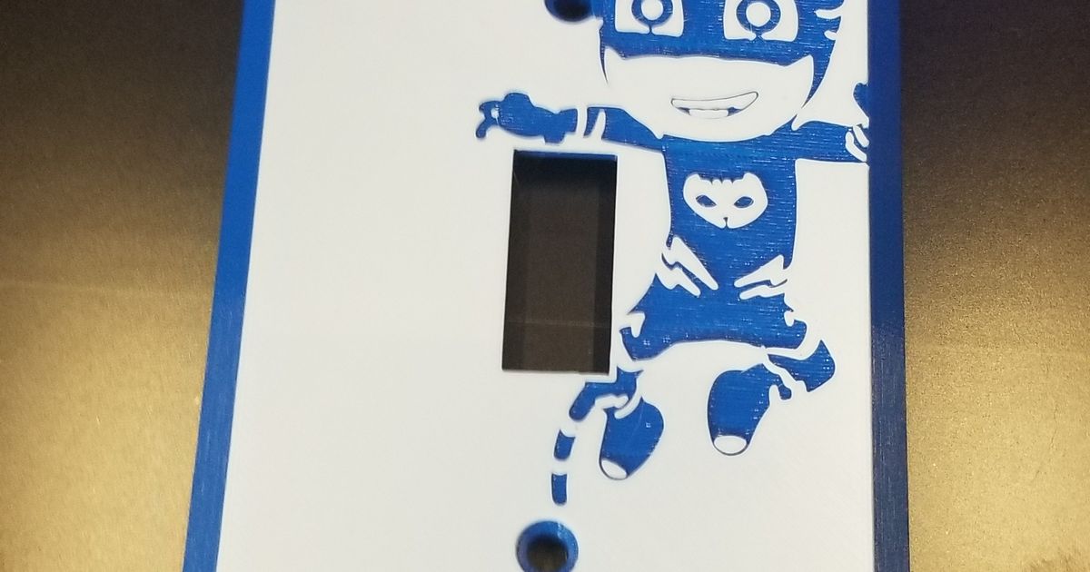 Catboy lightswitch cover by Twisted Metal Prototyping | Download free ...