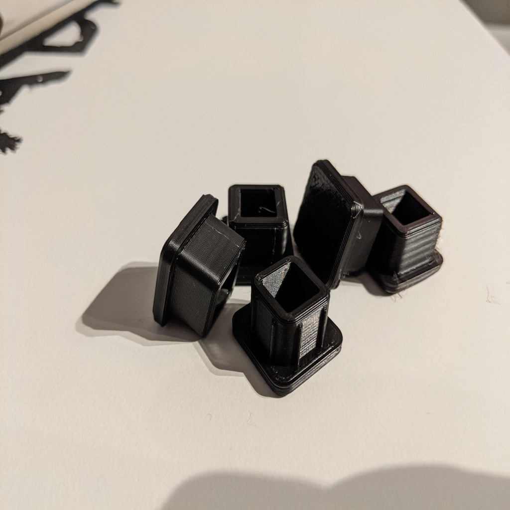 Square Tube Plugs by Modisch Fabrications | Download free STL model ...