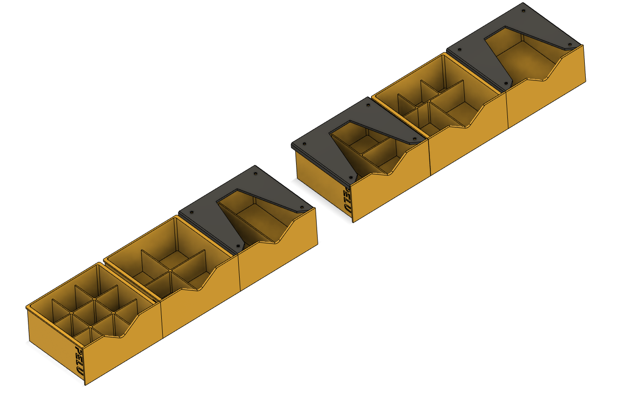 Drawers & Slider by PELU | Download free STL model | Printables.com