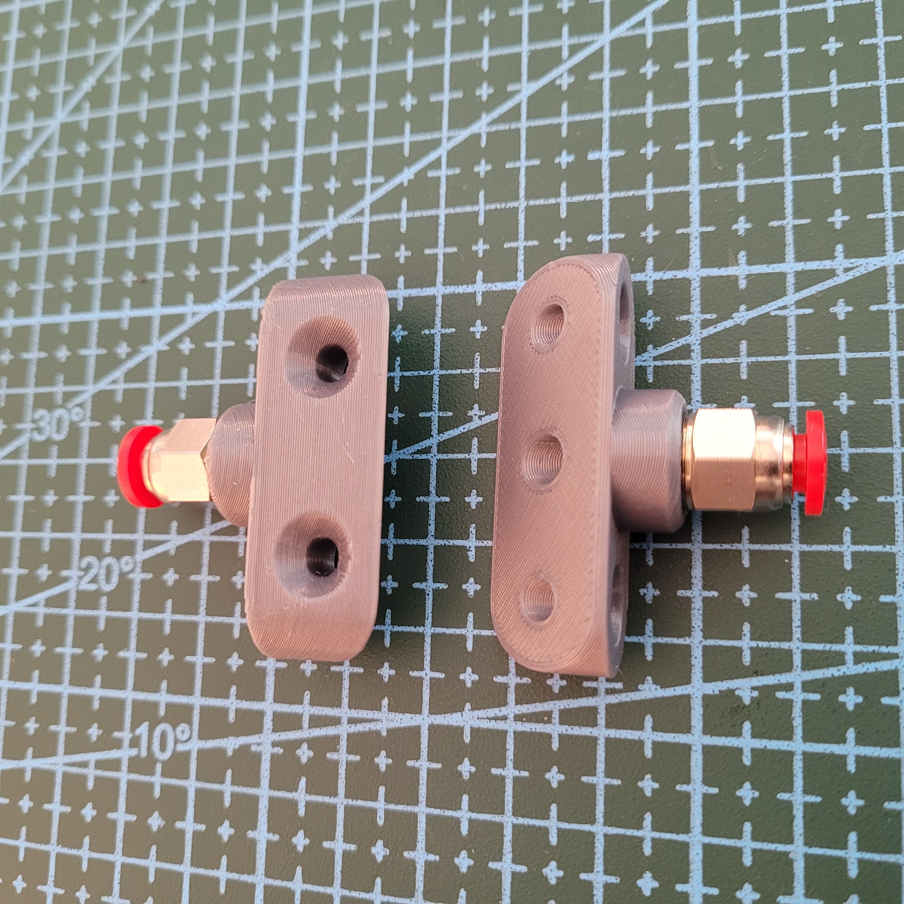 PC4-M10 PTFE pass through - 45° by Olo Deepdelver | Download free STL ...