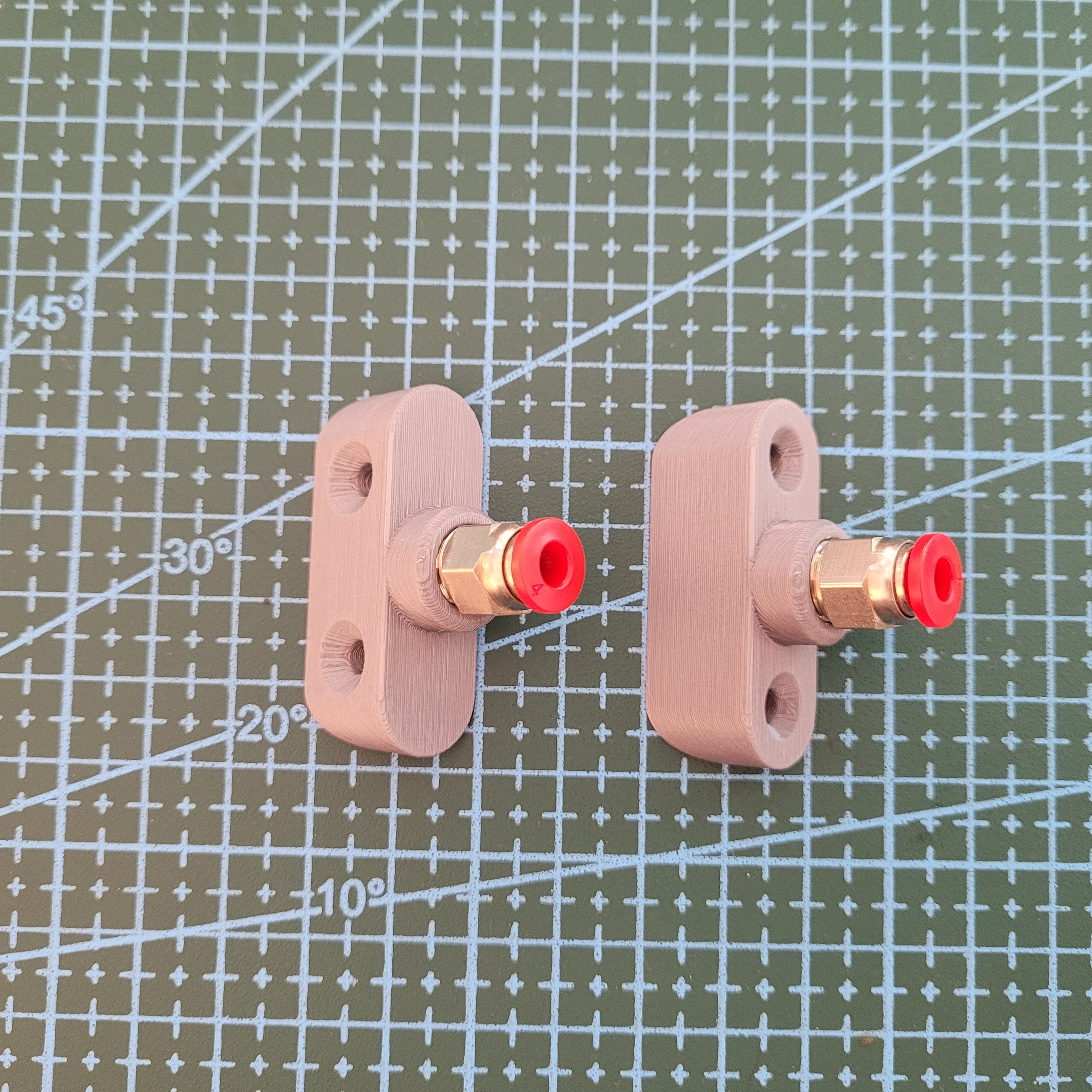 PC4-M10 PTFE pass through - 45° by Olo Deepdelver | Download free STL ...