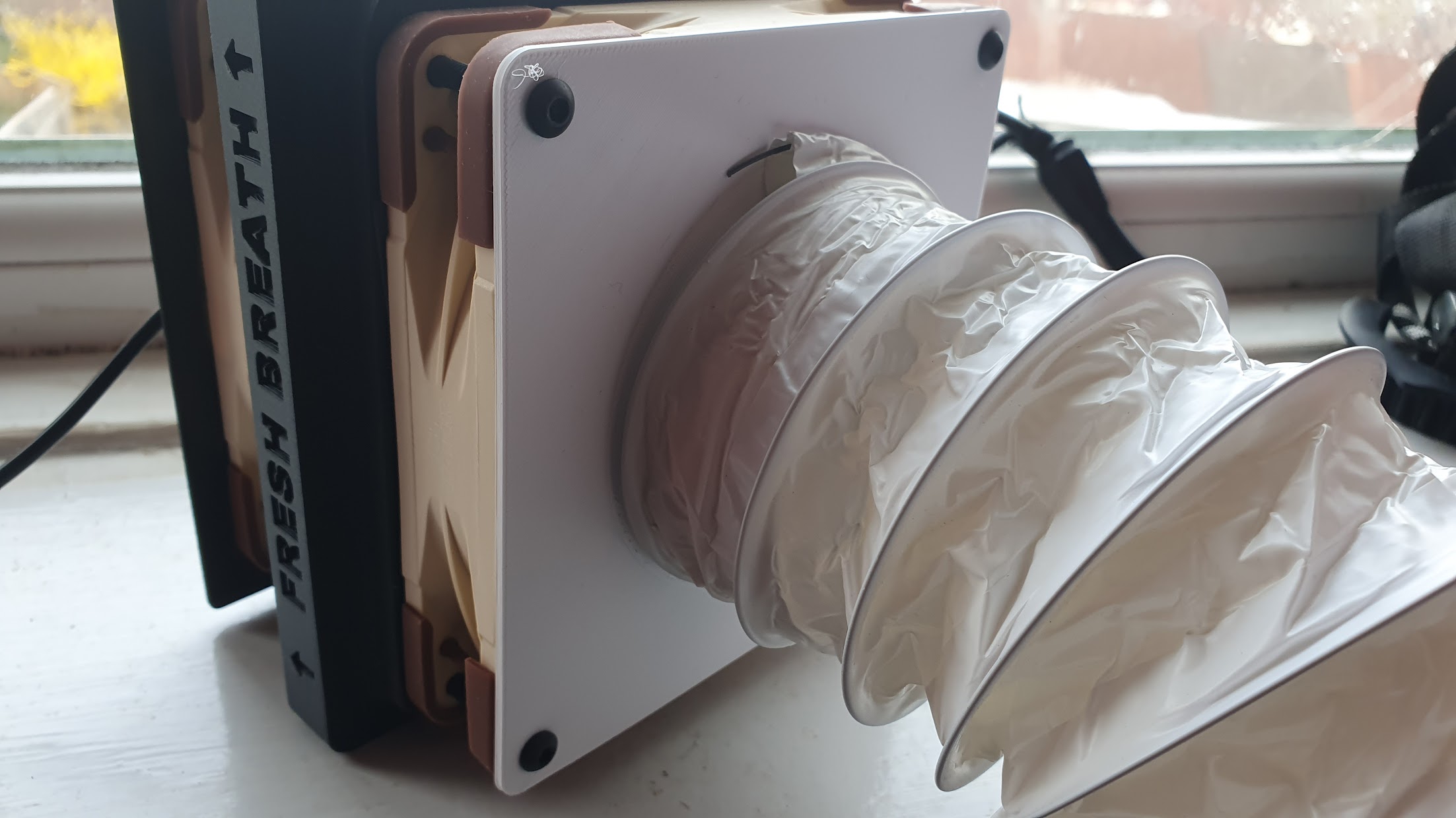 Air filter / Extractor module by ByteSlinger | Download free STL model ...