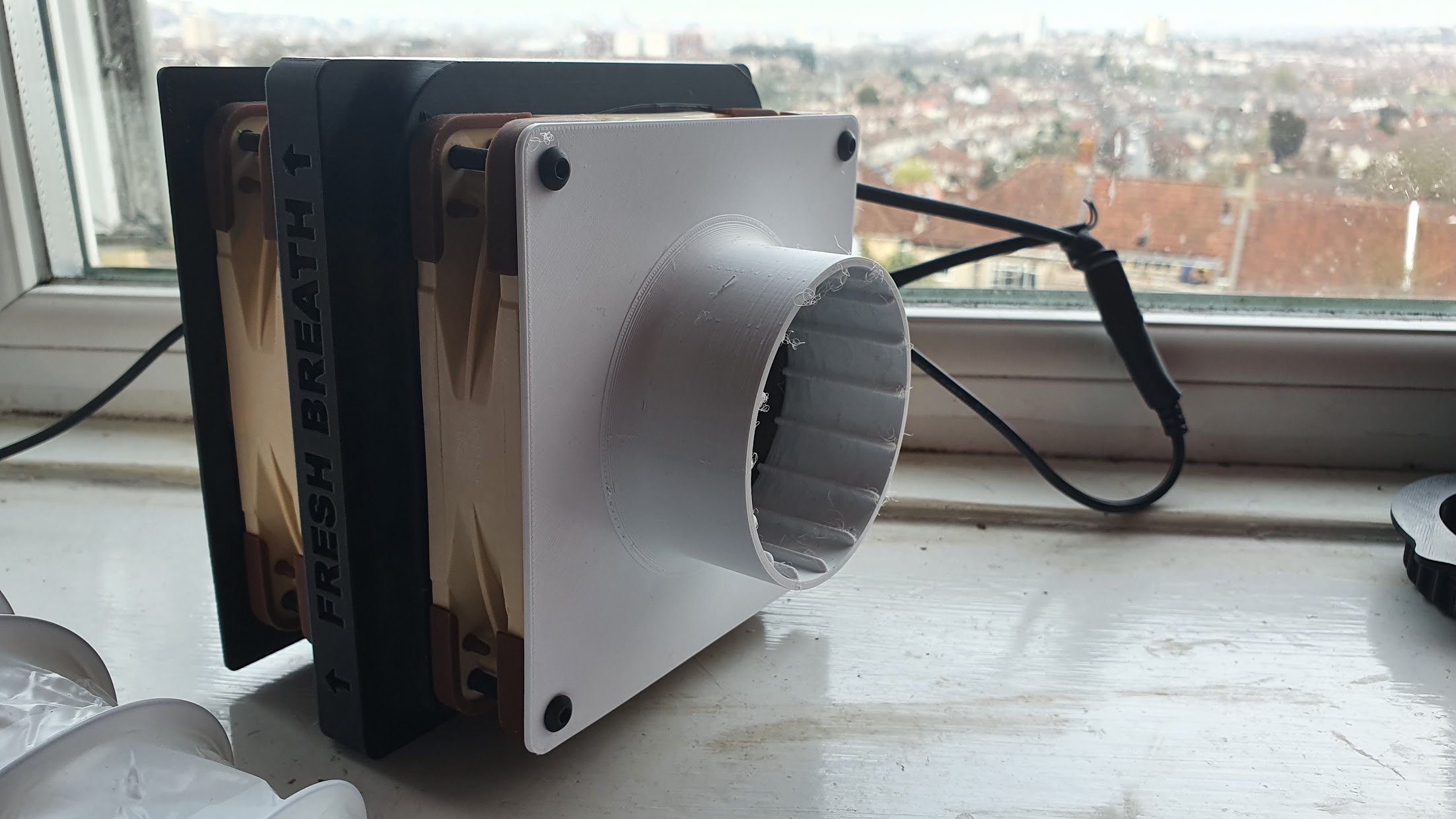 Air filter / Extractor module by ByteSlinger | Download free STL model ...