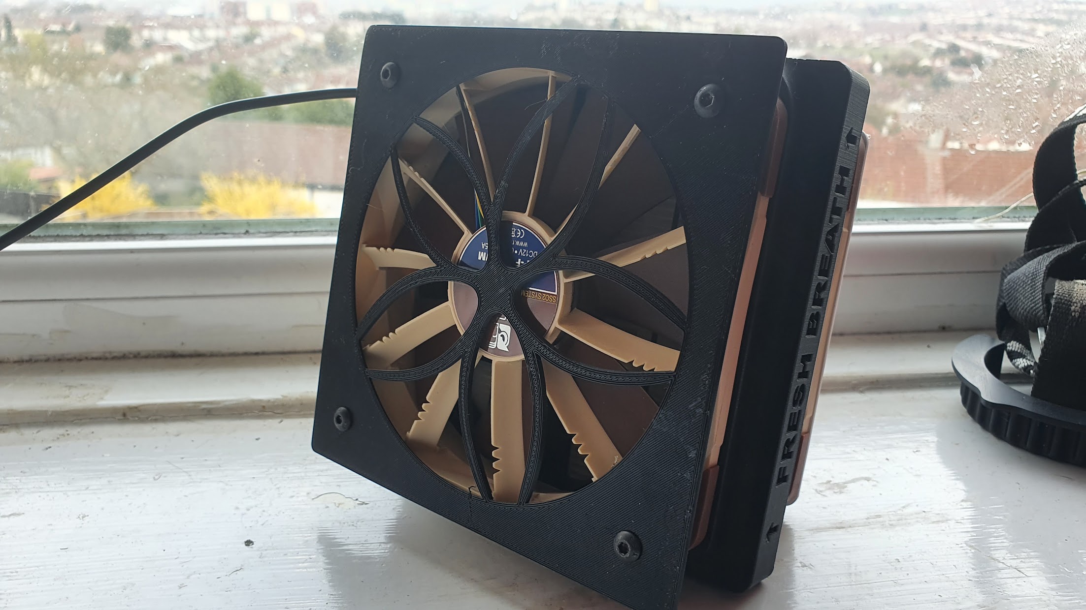 Air filter / Extractor module by ByteSlinger | Download free STL model ...