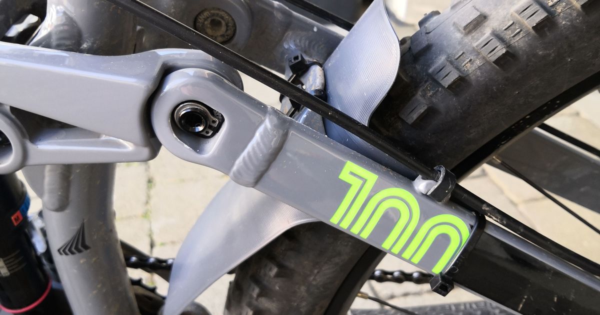 Customizable Mudguard for Mountainbike by SchuMaker | Download free STL ...