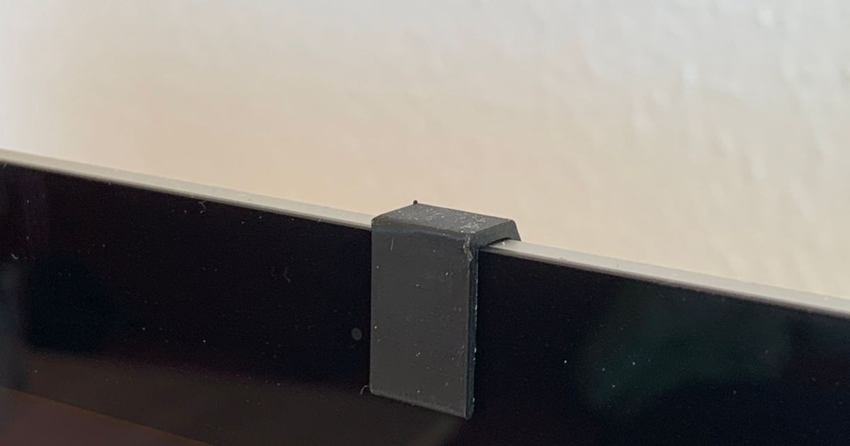 iMac 27" 5k camera cover, simple and clean by maxkf | Download free STL ...