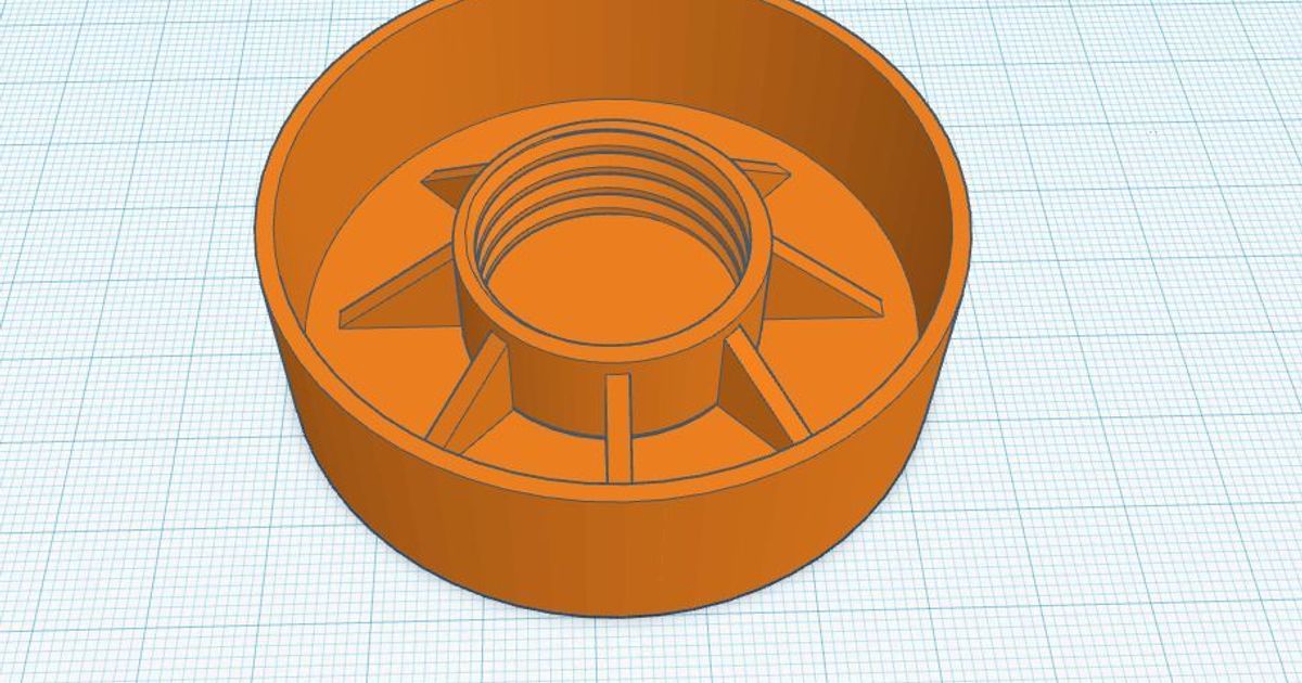 Top of the pipe with PET screw by branio | Download free STL model ...