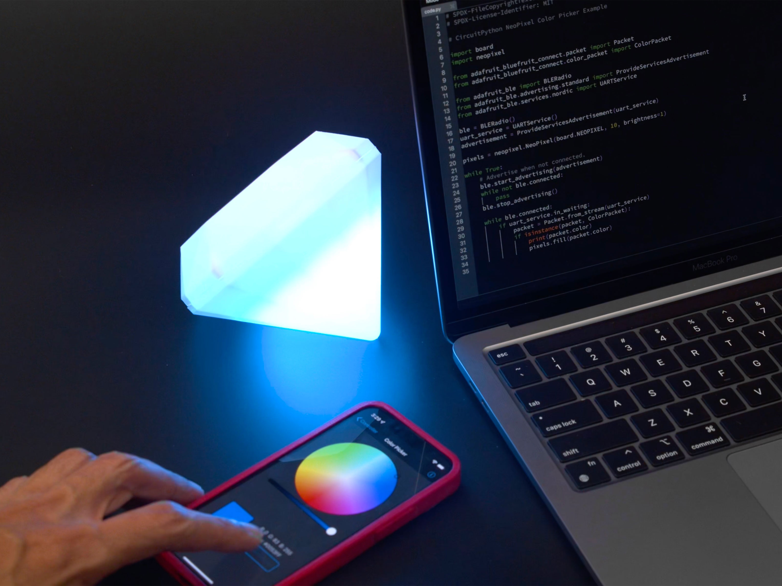 LED Emeralds by Adafruit | Download free STL model | Printables.com