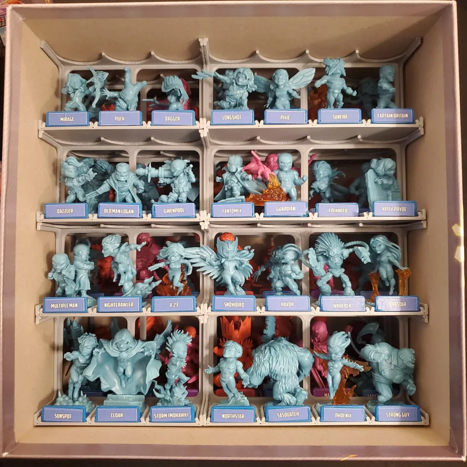 Marvel United (Season 1 & 2) Miniatures Box Insert by tshelley ...