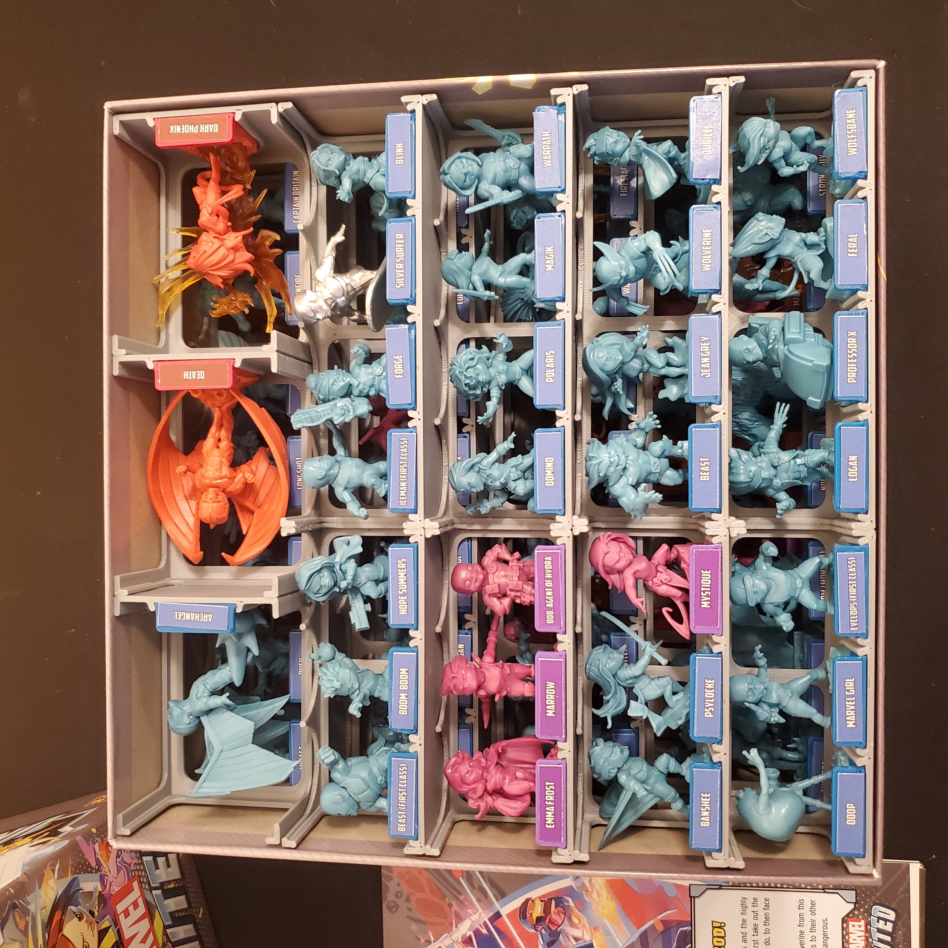 Marvel United (Season 1 & 2) Miniatures Box Insert por tshelley ...