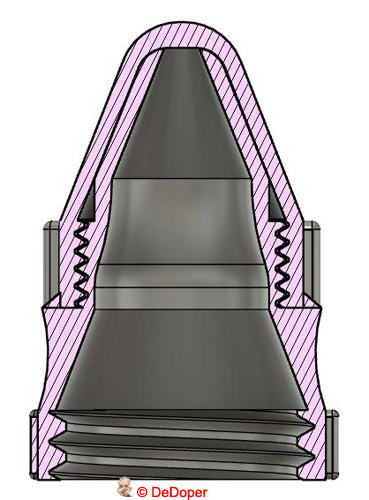 Spout for PET bottles with closable screw cap by Dedoper | Download ...