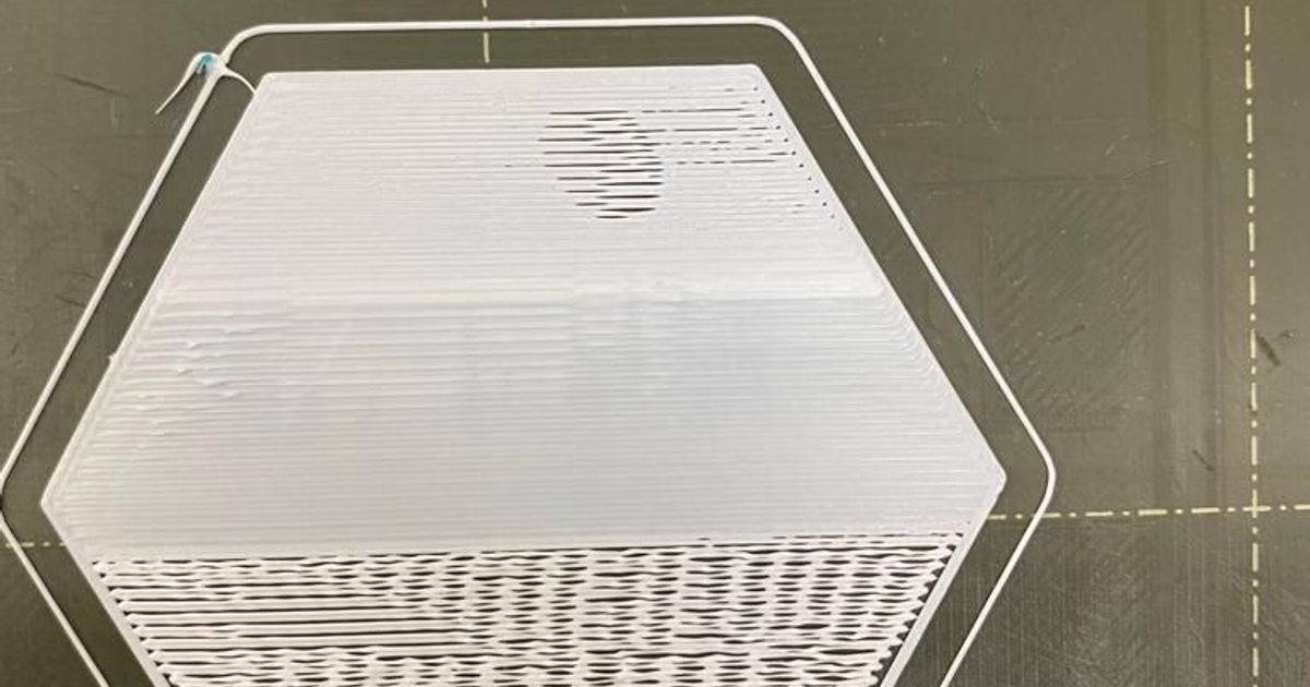 5 Minute First Layer and Live Z Calibration Hex by YosiArbel | Download ...