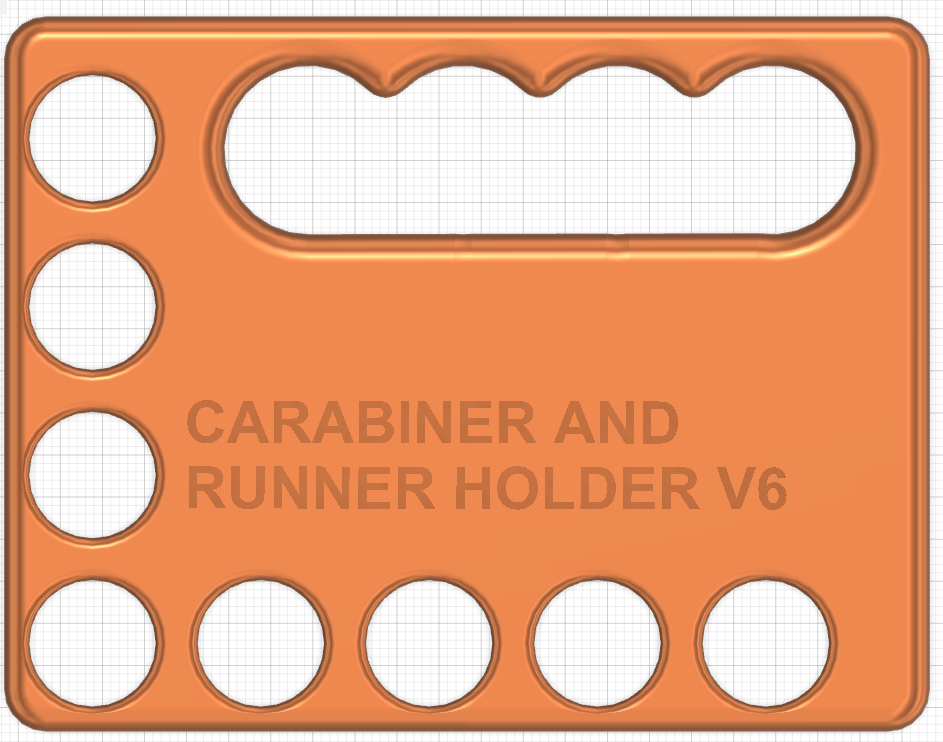 Carabiner and runner holder with handle by Sangeriz | Download free STL ...