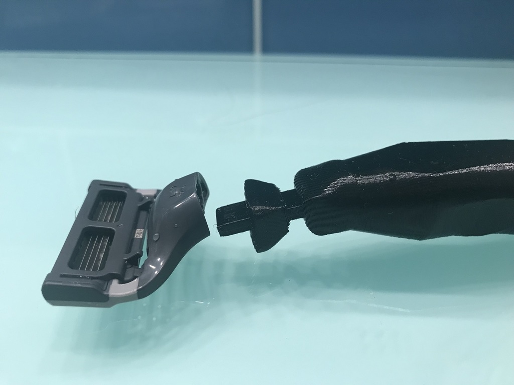 Harry's Razor Handle (Mechanical) by hwmonkey | Download free STL model ...