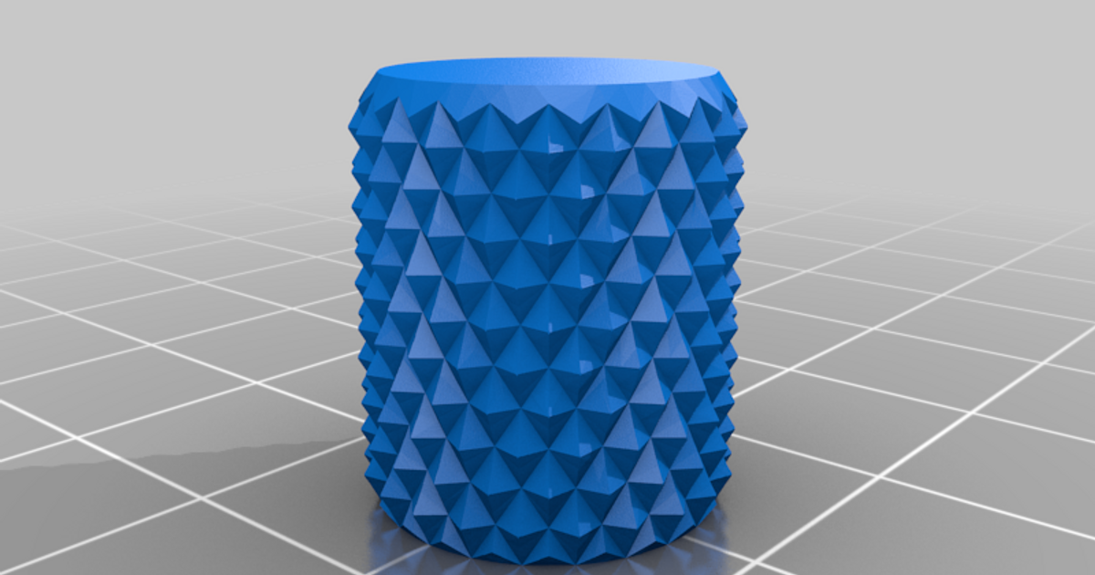 Rotary Encoder Knob - Knurled by Capra-Audio | Download free STL model ...