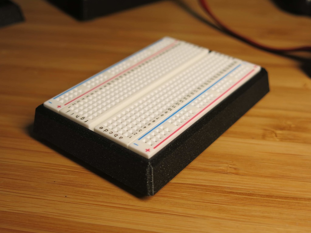 Half Breadboard Base by ElectricCrowbar | Download free STL model | Printables.com