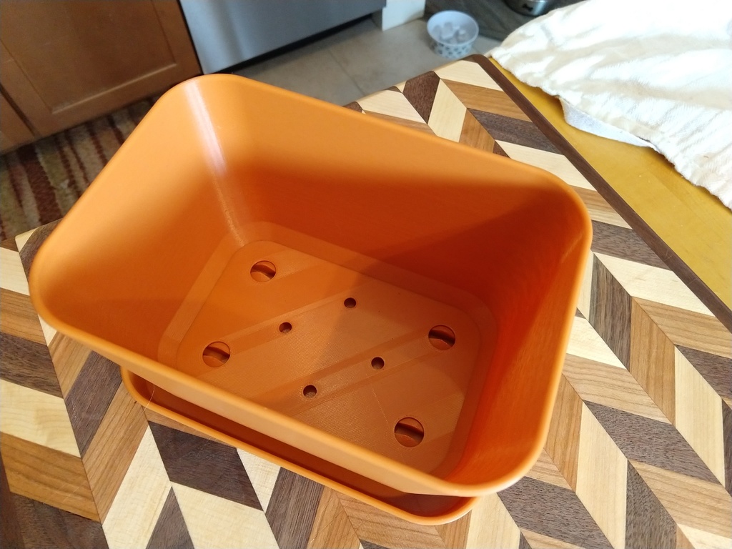 Rectangular flower pot by ElectricCrowbar | Download free STL model ...
