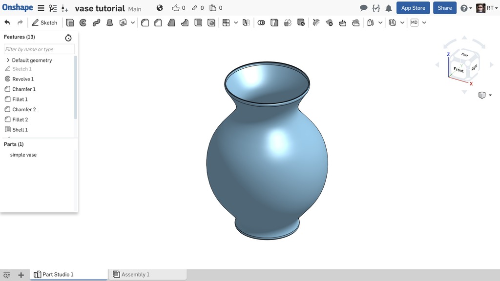 Vase Tutorial - Intro to CAD for 3D printing by idig3D | Download free ...