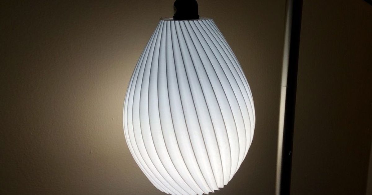 Hanging lamp shade by idig3D | Download free STL model | Printables.com