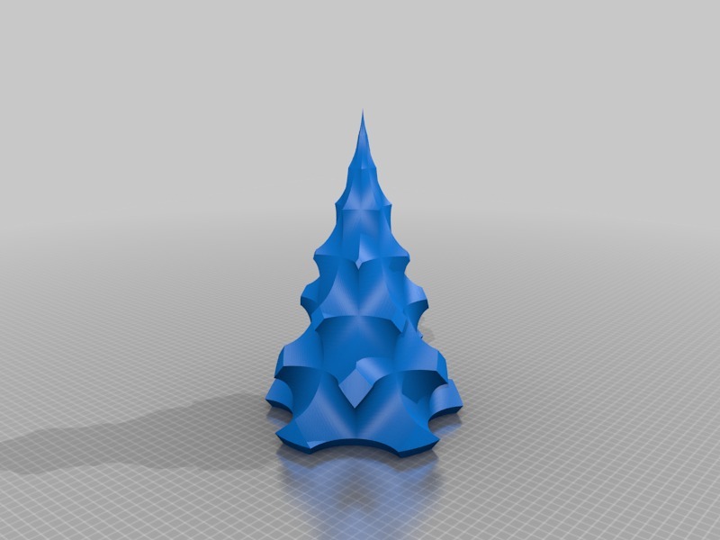 Christmas Tree (now with lamp base) by idig3D | Download free STL model ...