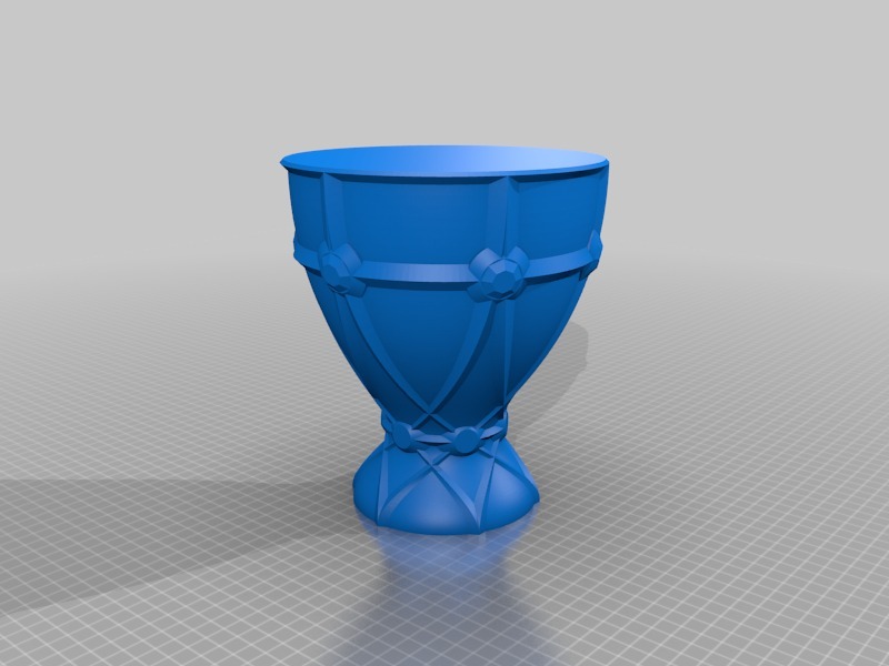 Goblet, Grail, Chalice or ornate Vase by idig3D | Download free STL ...