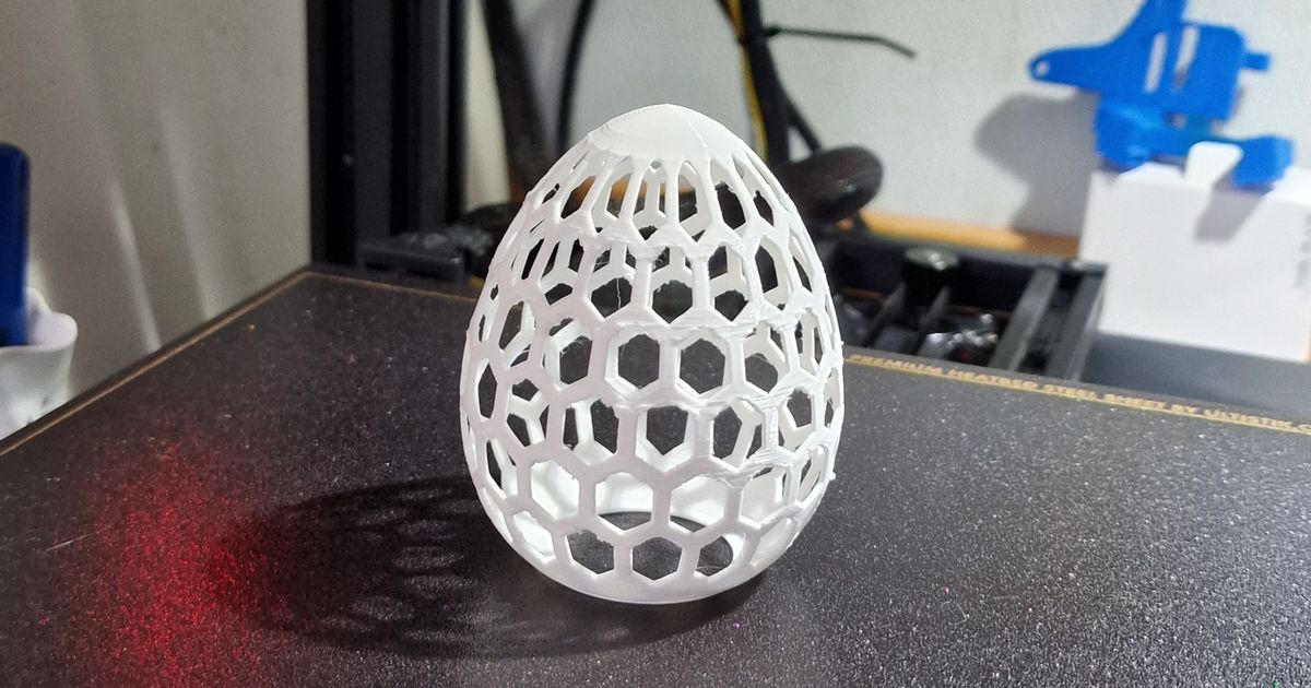 Hex Egg by Stacking Layers | Download free STL model | Printables.com