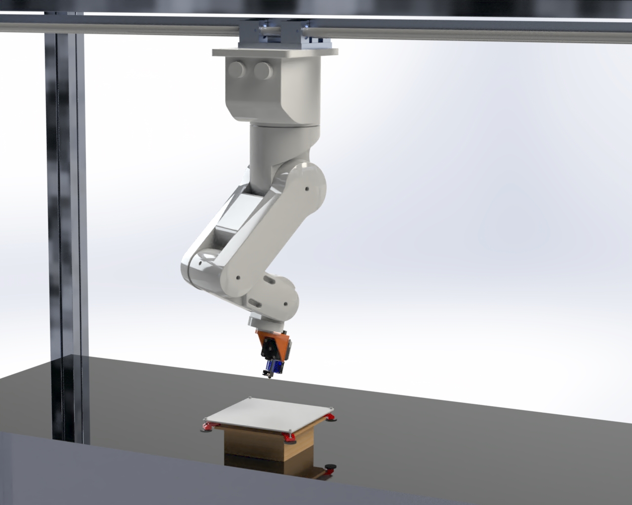 extruder arm robot flange by H.Zentani | Download free STL model ...