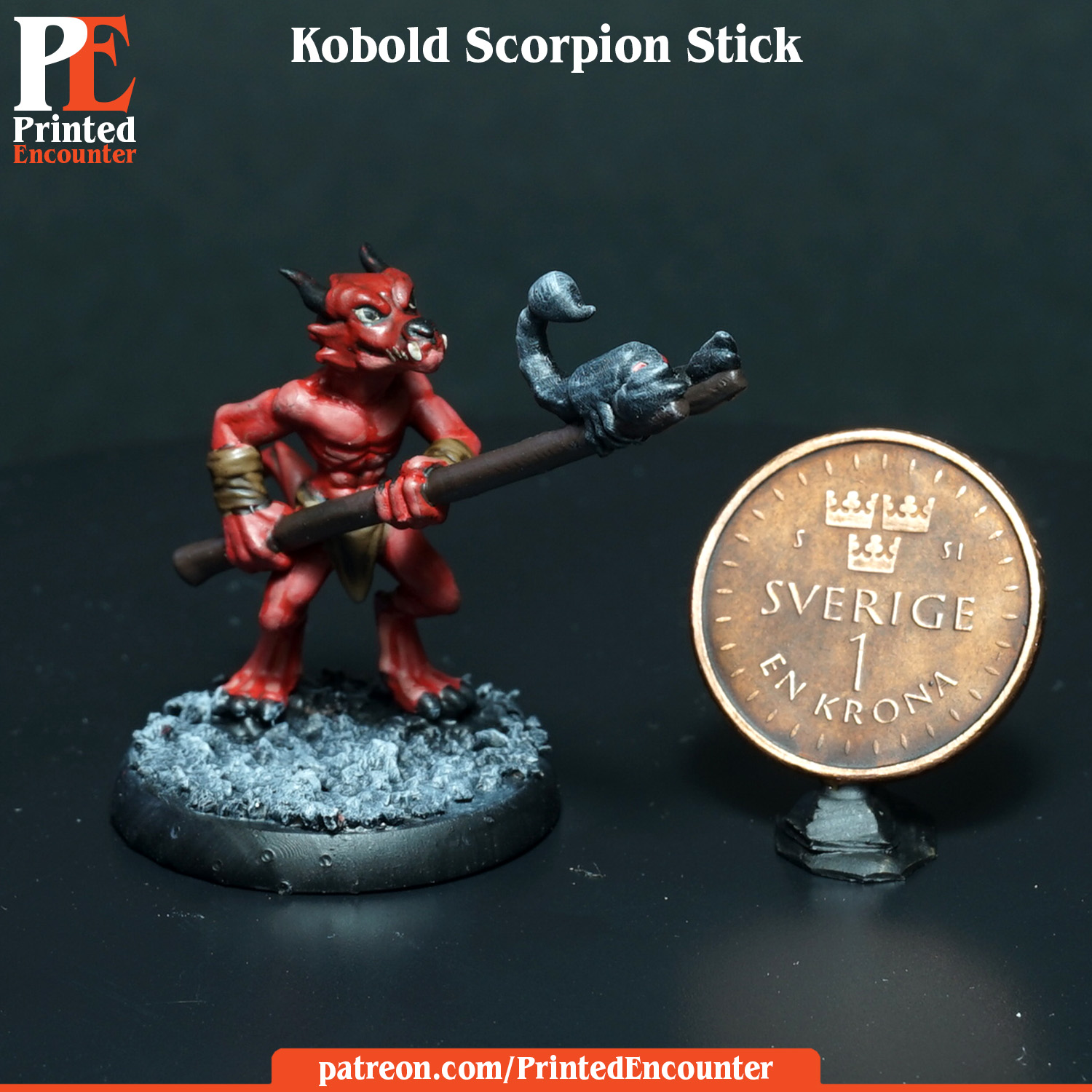 Kobold Scorpion Stick by Printed Encounter | Download free STL model ...