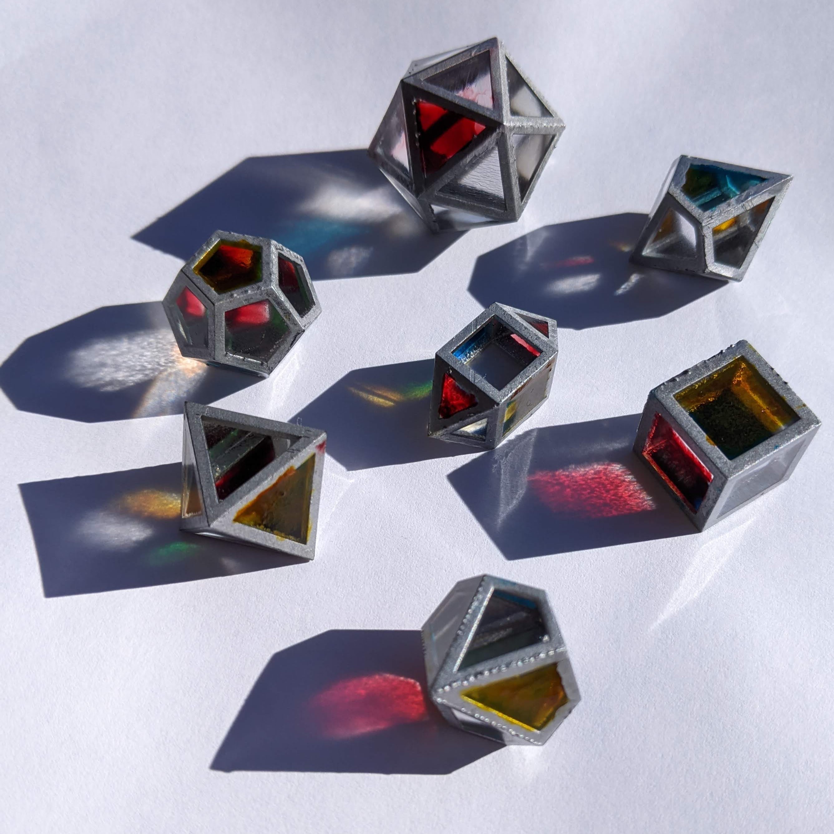 Frame Dice Set Primitives (Terrarium or Stained Glass Style) by ...