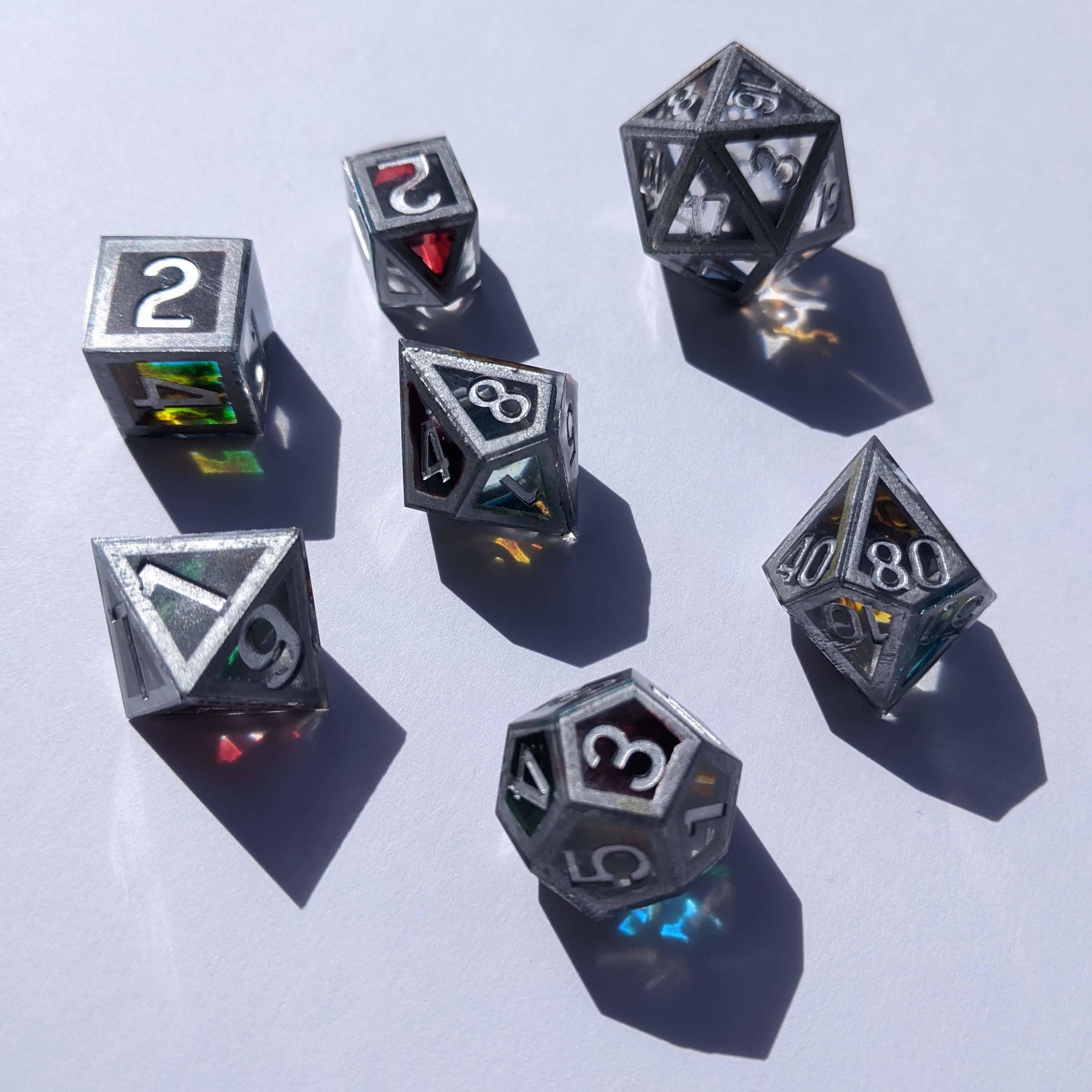 Frame Dice Set Primitives (Terrarium or Stained Glass Style) by ...