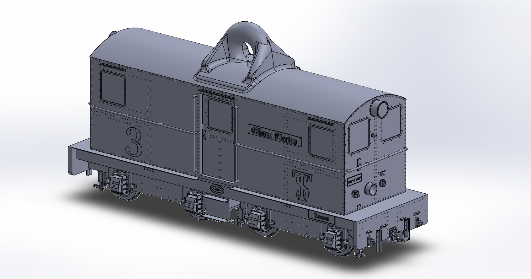 Ohma Electra Locomotive by Alexander | Download free STL model ...