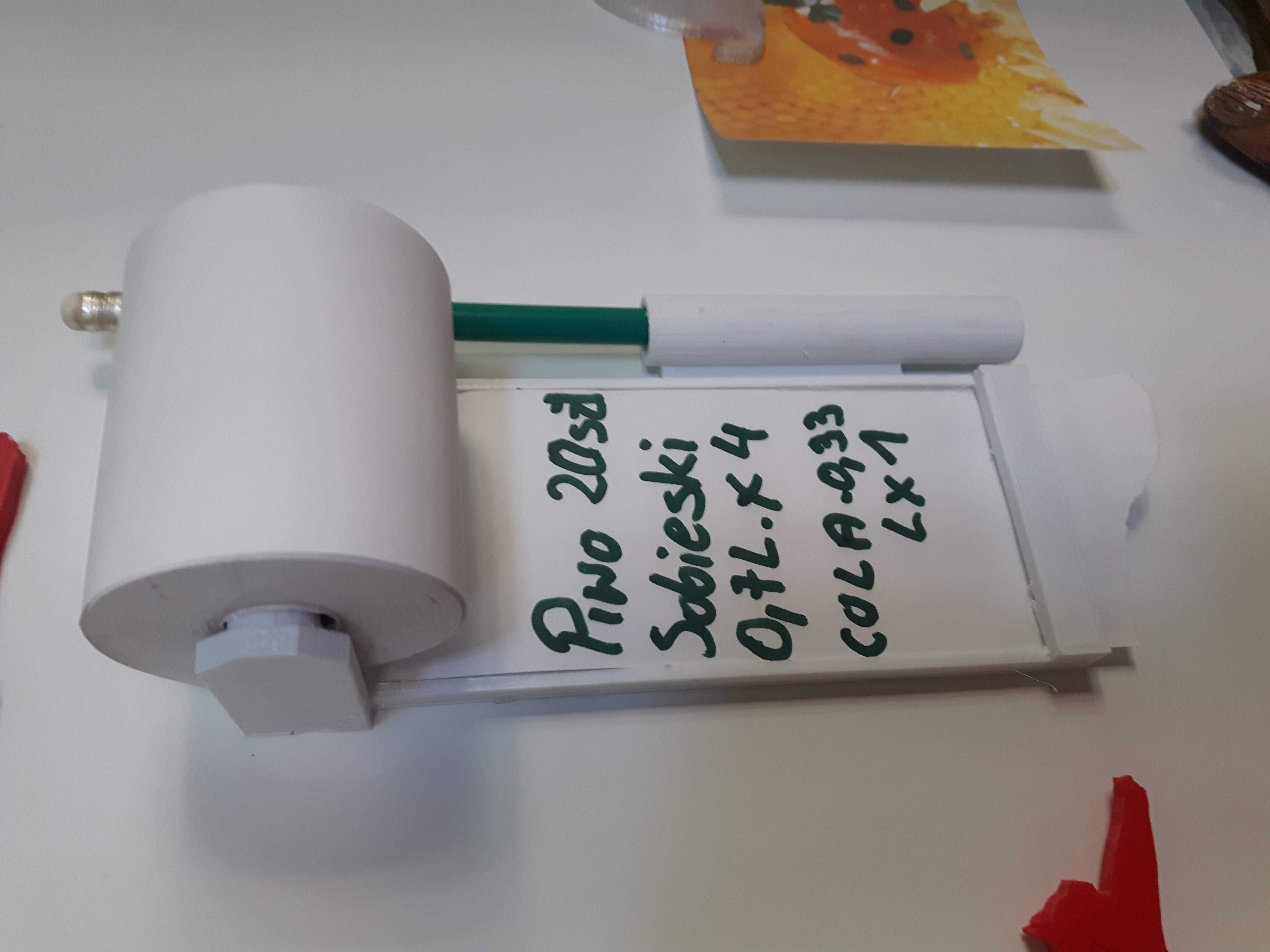 Kitchen notepad magnet by 1REK | Download free STL model | Printables.com
