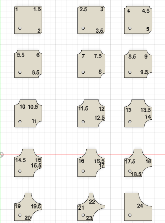 Radienlehre / Radius gauges by Maju | Download free STL model ...