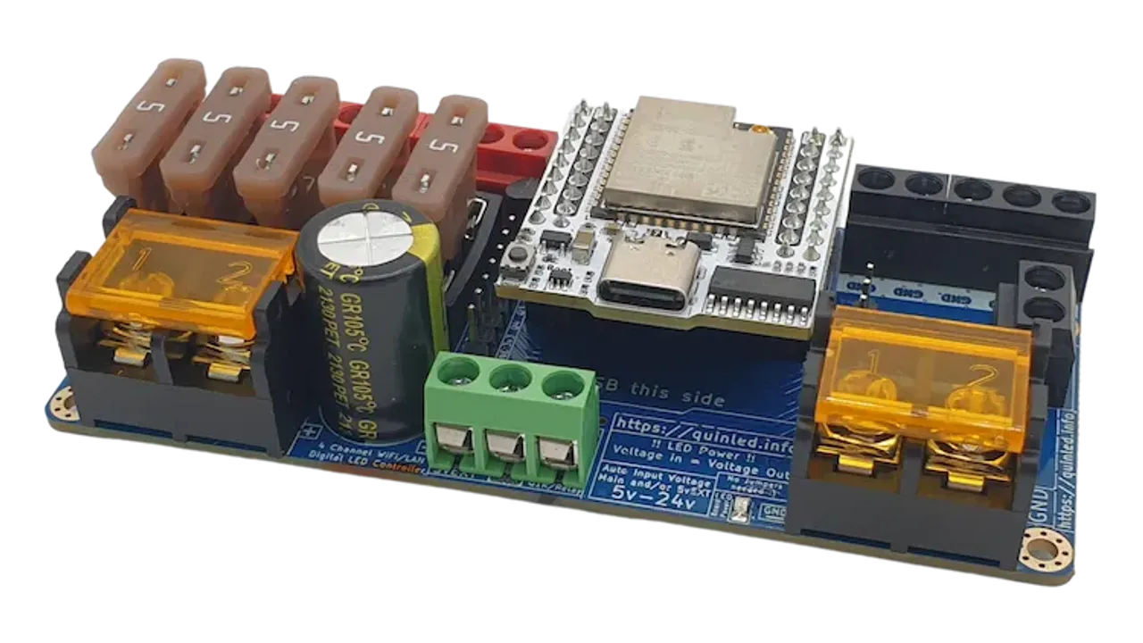 QuinLED Dig Quad Controller PSU Mount by Derik Whittaker | Download free STL model | Printables.com