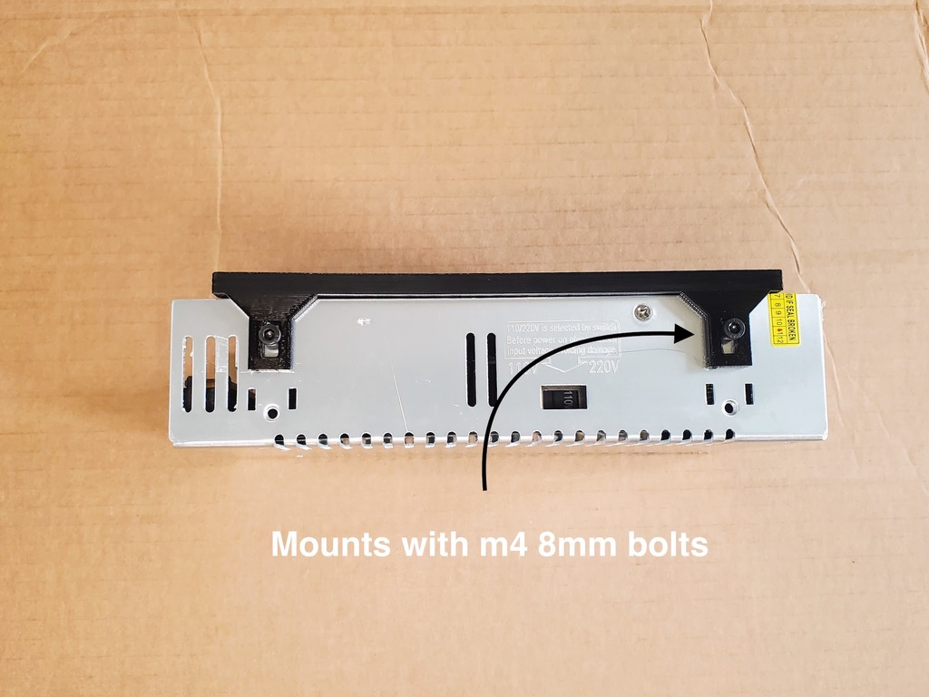 QuinLED Dig Quad Controller PSU Mount by Derik Whittaker | Download free STL model | Printables.com