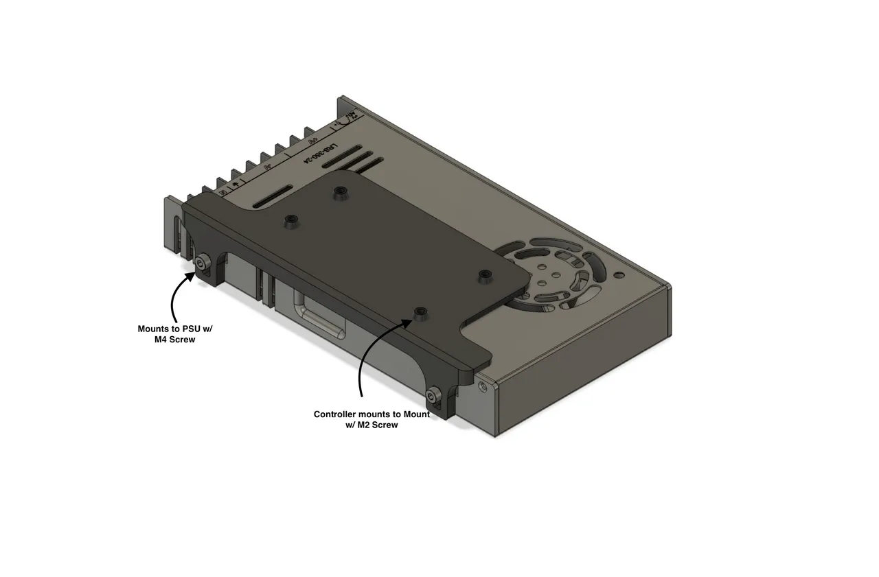 QuinLED Dig Quad Controller PSU Mount by Derik Whittaker | Download ...