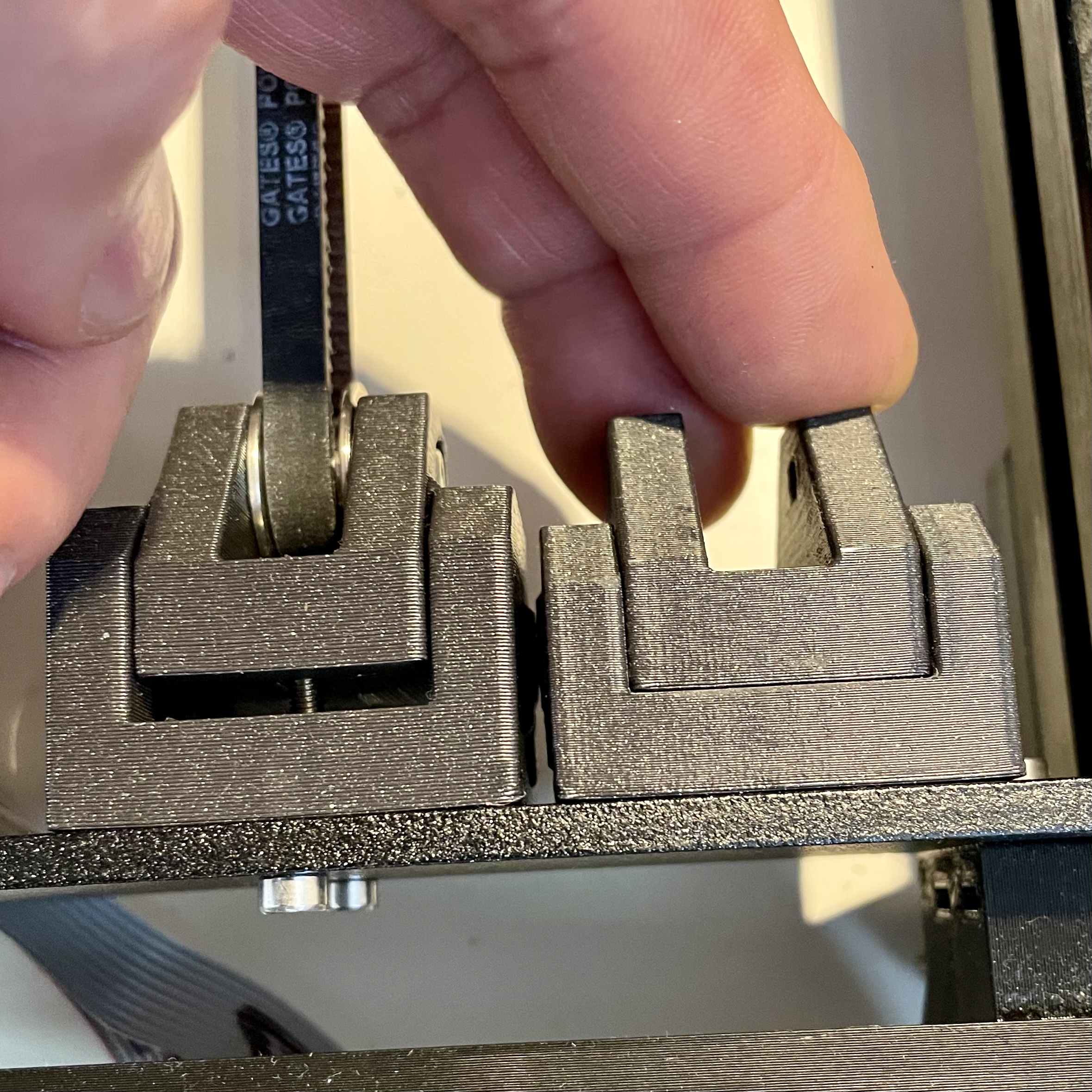 Y-axis belt tensioner - revised by G.design | Download free STL model ...