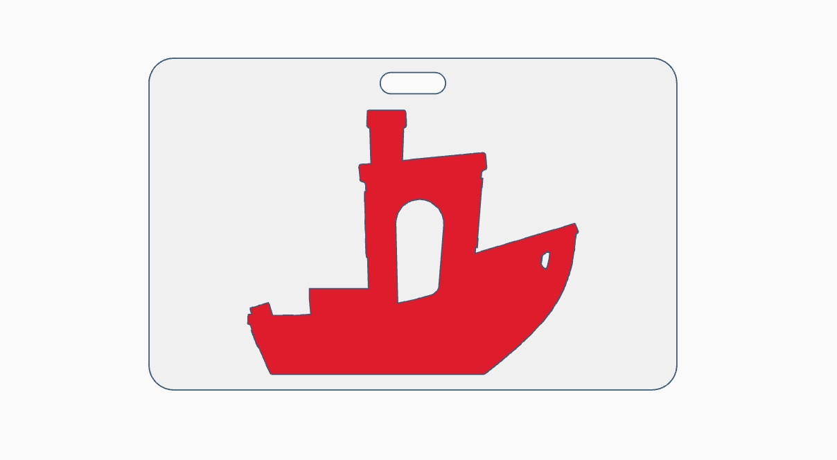 3D Benchy - 2D Badgy by aRGiRob | Download free STL model | Printables.com