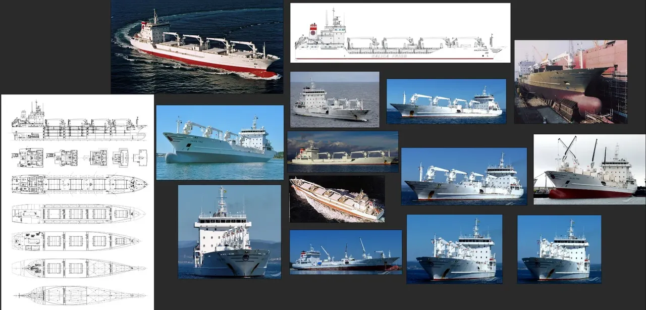 Reefer Ship 'Salica Frigo' 1:700 Scale by MoffKalast | Download free ...