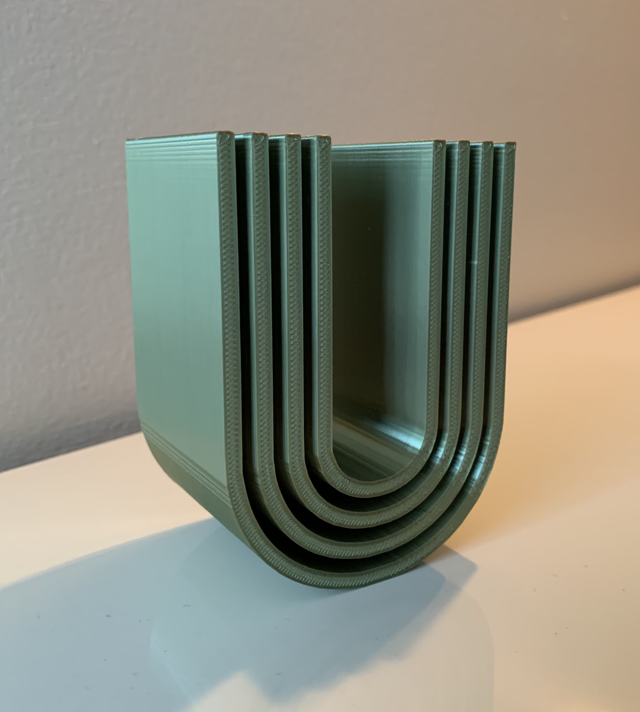 Decorative Block Initial U' by Art G | Download free STL model ...